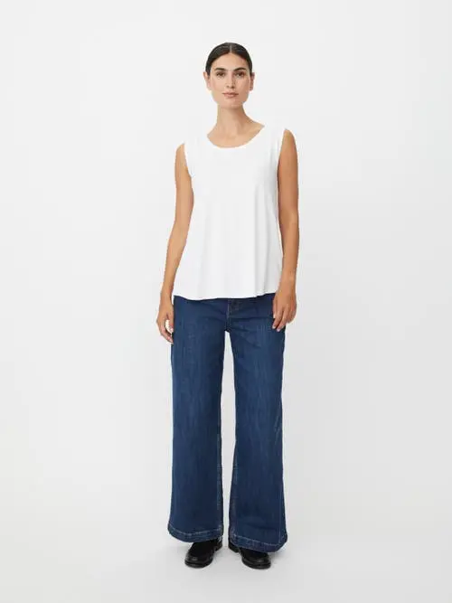 MASAI COPENHAGEN Sleeveless Scoop Neck Top - White