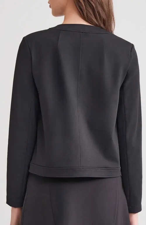 Misook Zip Up Ponte Jacket