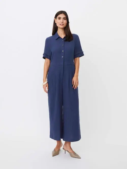 MASAI COPENHAGEN Manyvariel Wide Leg Jumpsuit - Medieval Blue