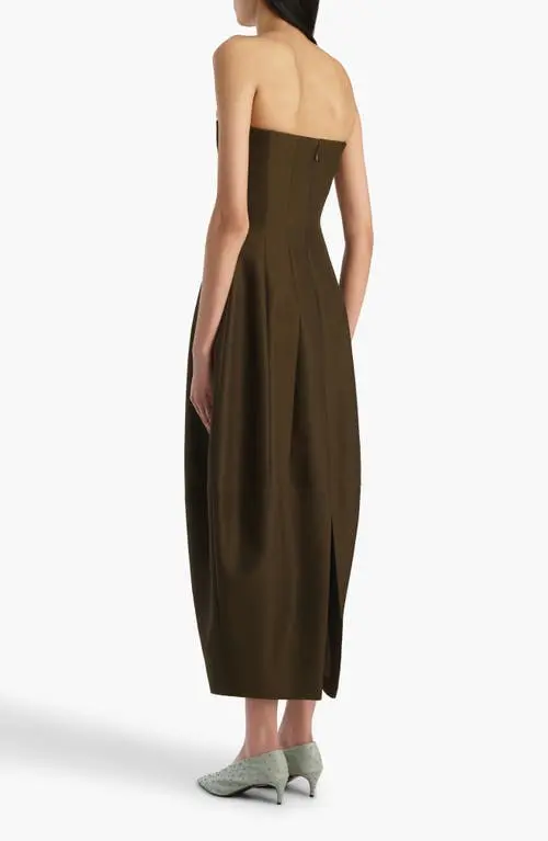 Khaite Stela Strapless Dress