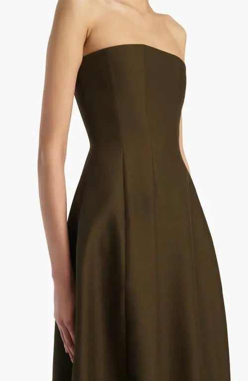 Khaite Stela Strapless Dress