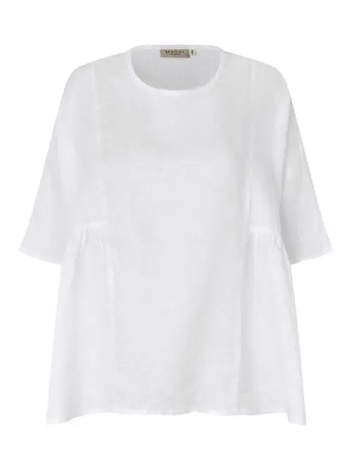 MASAI COPENHAGEN Mablissea Oversized Linen Blouse