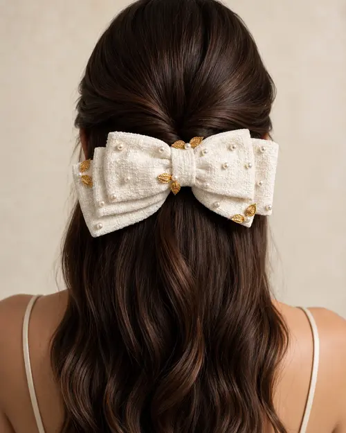 ADIBA Harmony Barrette - White