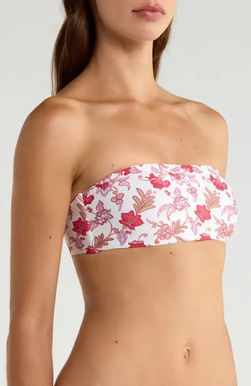 Seafolly Printed Bandeau Swim Top