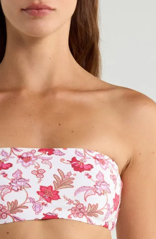 Seafolly Printed Bandeau Swim Top