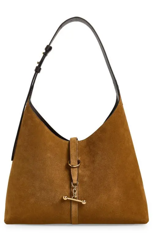 Strathberry Maxi Kite Hobo Bag - Toffee/espresso