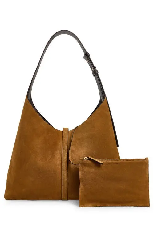 Strathberry Maxi Kite Hobo Bag - Toffee/espresso