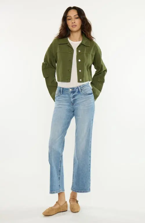 KANCAN Matilda Essentials Mid Rise True Straight Jeans