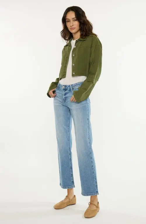 KANCAN Matilda Essentials Mid Rise True Straight Jeans