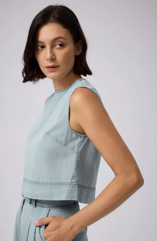 JUANA Amaia Shell Top In Tencel, Cotton, And Hemp Blend