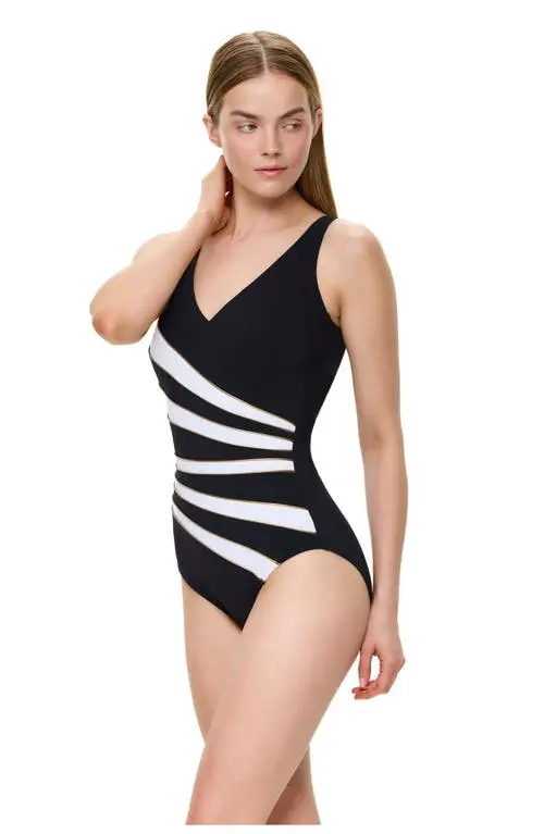 GOTTEX Luxe Allure Surplice One Piece