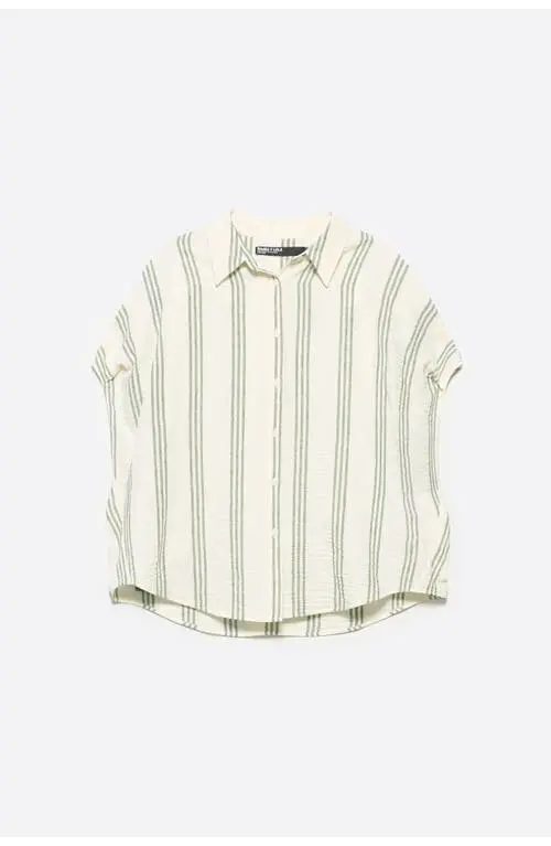 Bimba Y Lola Striped Button-up Shirt