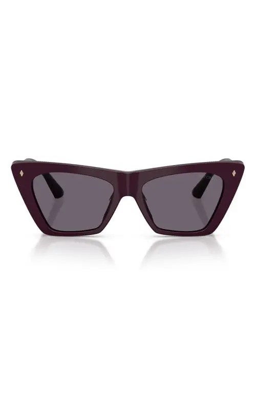 JIMMY CHOO Cat Eye Sunglasses - Prune/violet