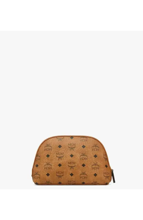 Mcm Aren Cosmetic Pouch In Visetos