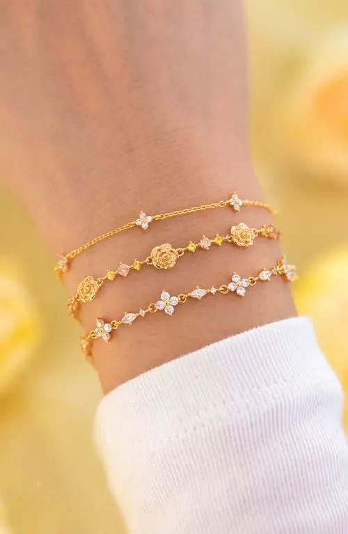 GIRLS CREW Disney Belle Rose Adjustable Bracelet