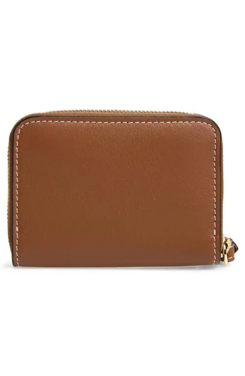 Strathberry Small Corda Zip Around Wallet - Chestnut