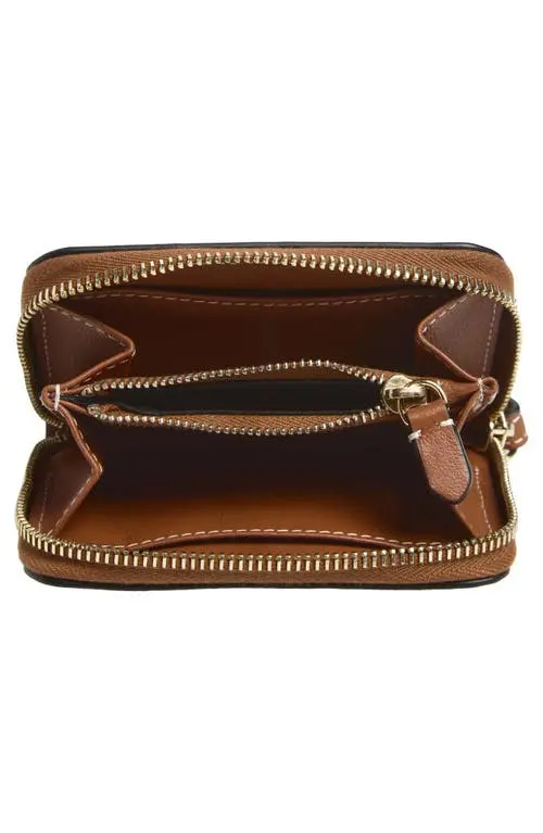 Strathberry Small Corda Zip Around Wallet - Chestnut