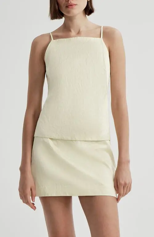 A.L.C. Reese Square Neck Tank - Light Canary