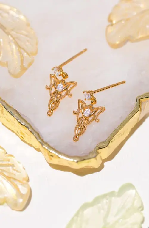 GIRLS CREW Elven Dangle Earrings - Gold