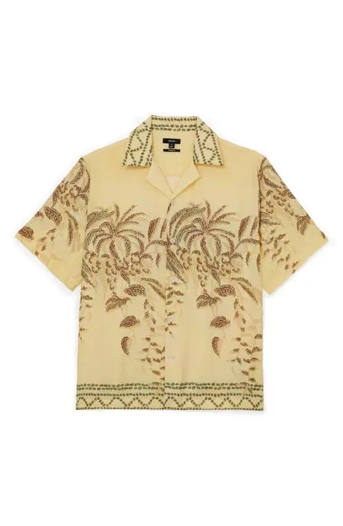 REISS Camino Embroidered Camp Shirt