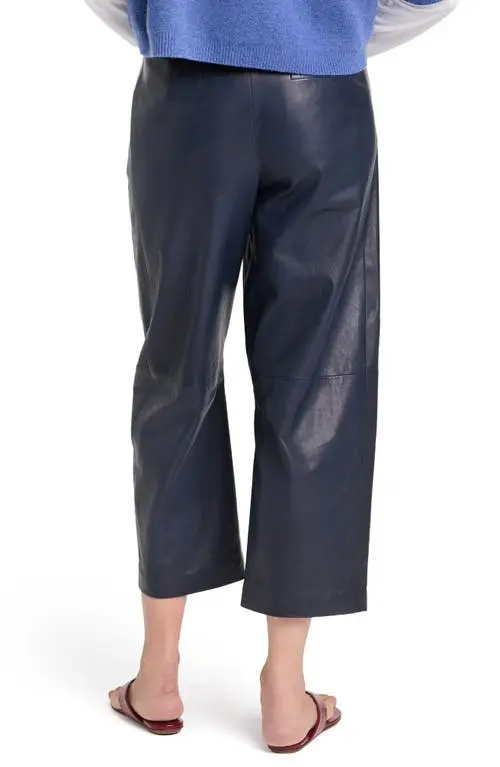 TWP Slouchy Boyfriend Crop Leather Pants
