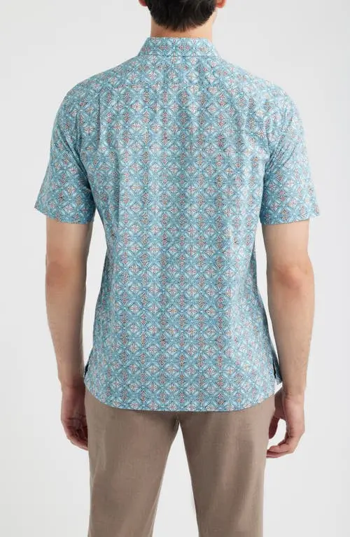 Tori Richard Sanganeri Cotton Shirt - Neptune
