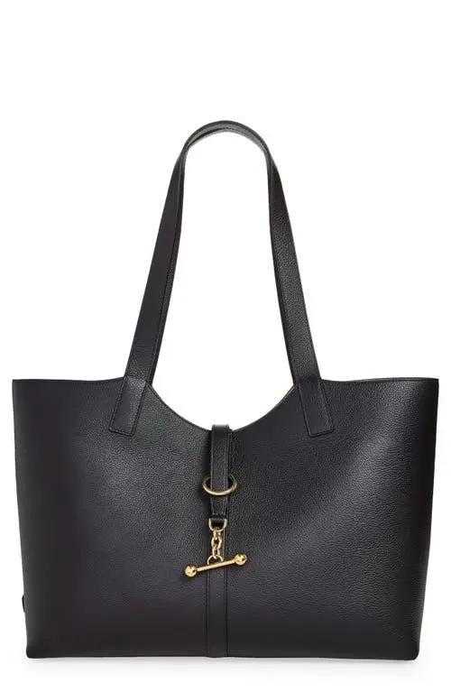 Strathberry Kite Grain Leather Tote - Black