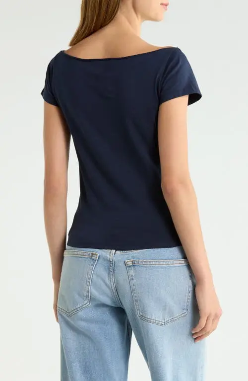 PACSUN Sunset Park Off-the-shoulder T-shirt
