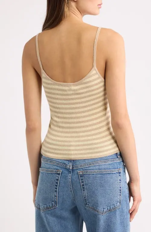 PACSUN Angelica Stripe Camisole - Yellow Multi