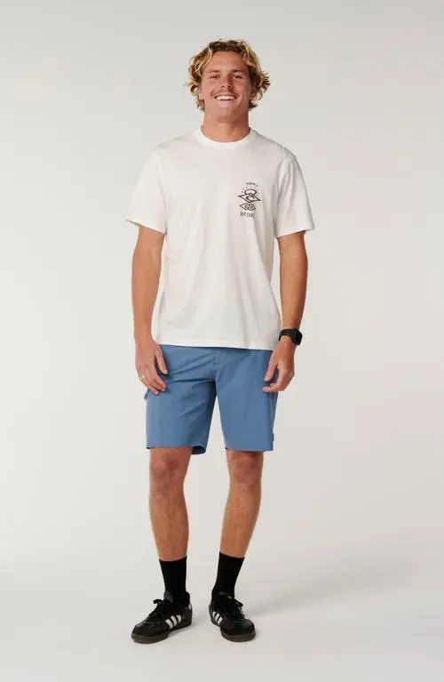 Rip Curl Global Entry Boardwalk Water Repellent Shorts - Bluefin