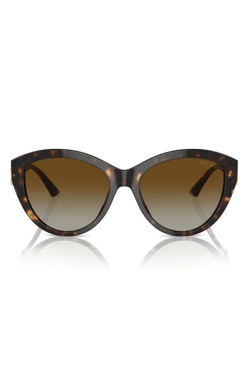 JIMMY CHOO Phantos Sunglasses - Havana/polar Gradient Brown
