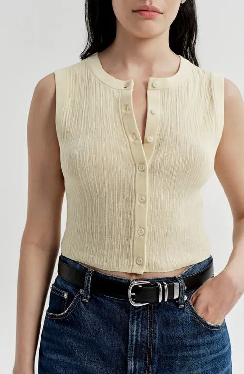 A.L.C. Lottie Cotton Blend Crop Top
