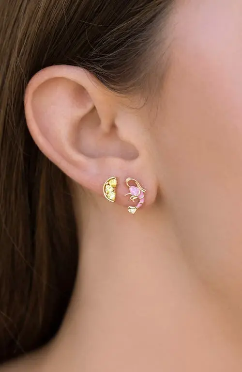 GIRLS CREW Shrimp Cocktail Stud Earrings
