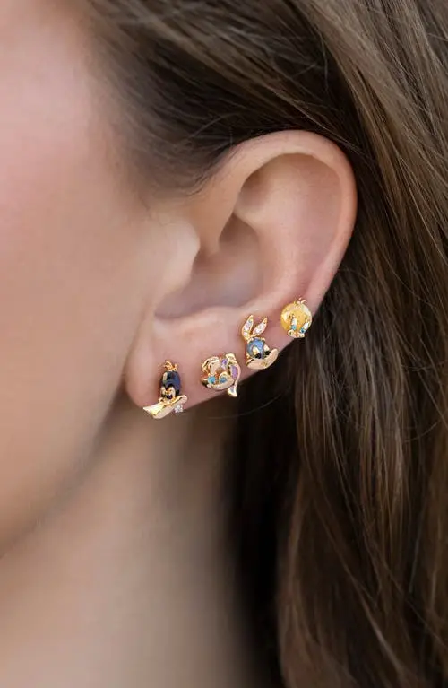 GIRLS CREW Looney Tunes Set Of 4 Stud Earrings