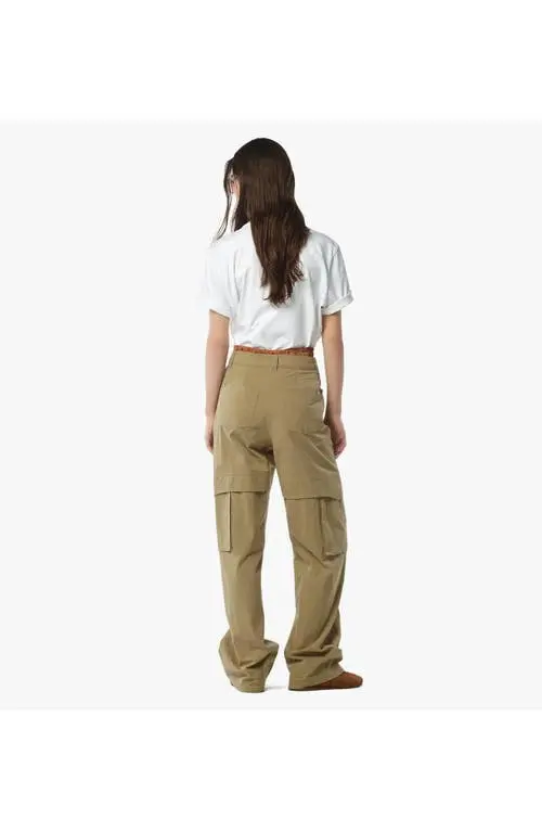 Mcm Cargo Pants With Logo Hardware