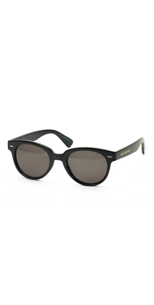 MIO MARINO Polarized Vintage Square Sunglasses - Sleek Black