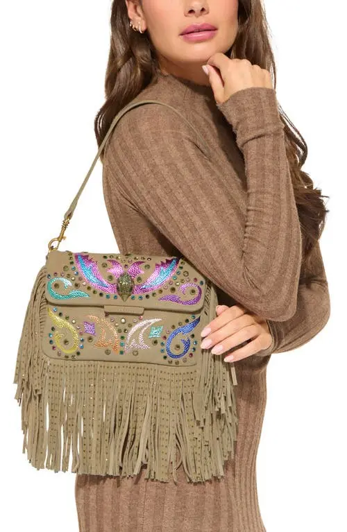 Kurt Geiger Small Oxford Fringe Shoulder Bag