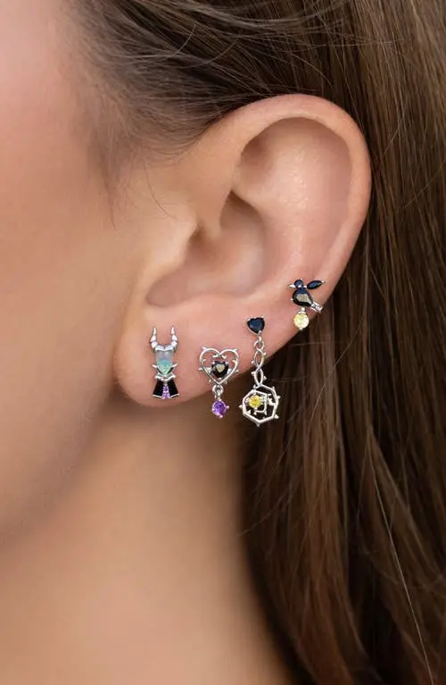 GIRLS CREW Disney Maleficent Mismatched Stud Earring Set