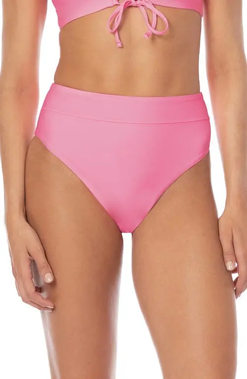 MAAJI Suzy Q Reversible High-waisted Bikini Bottoms - Pink