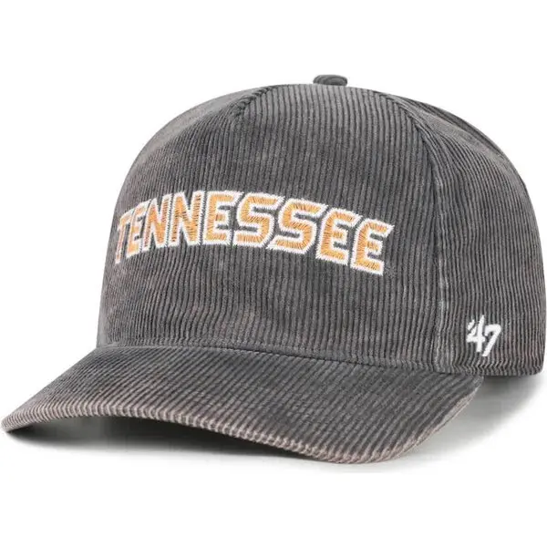 '47 Tennessee Volunteers Reclaim Snow Wash Corduroy Hitch Adjustable Hat - Gray