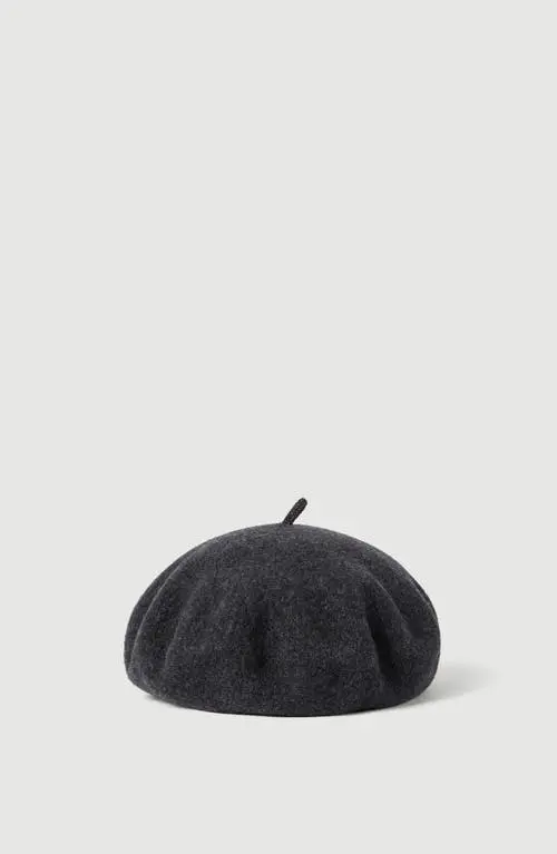 Brunello Cucinelli Wool Beret - Lignite