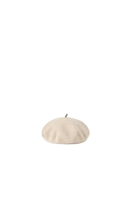 Brunello Cucinelli Wool Beret - Pearl