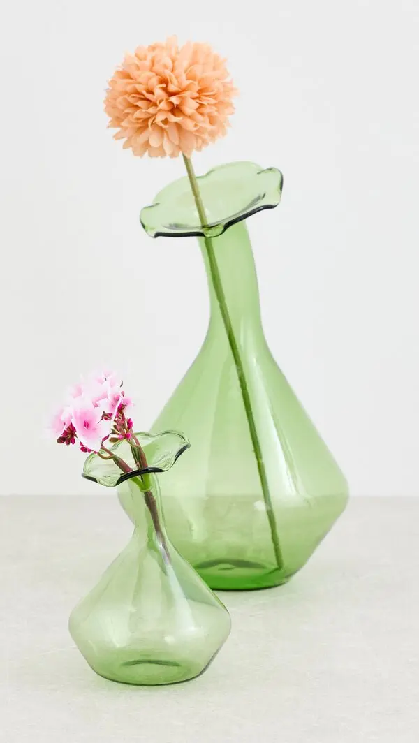 TIZO DESIGN Glass Angled Neck Mini Vase