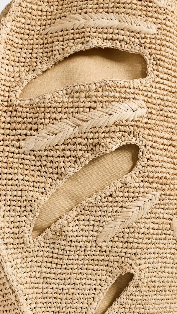 Staud Large Palm Raffia Bag