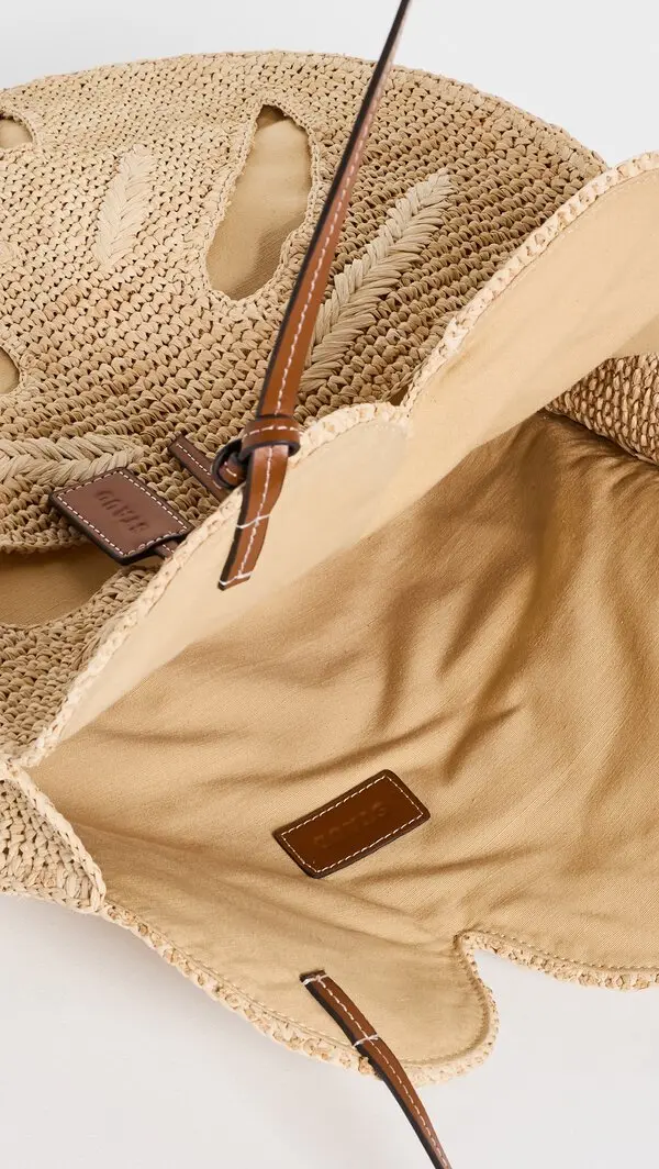 Staud Large Palm Raffia Bag