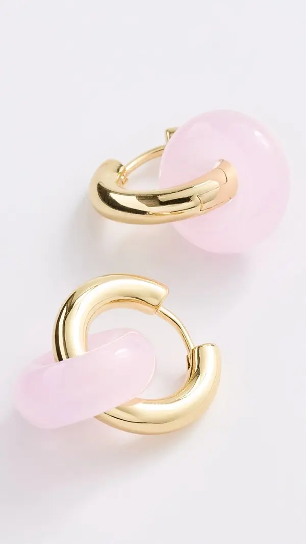 LUV AJ The Rio Washer Hoop Earrings