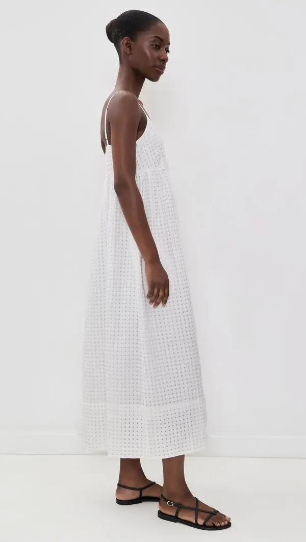 Jenni Kayne Cove Check Midi Dress