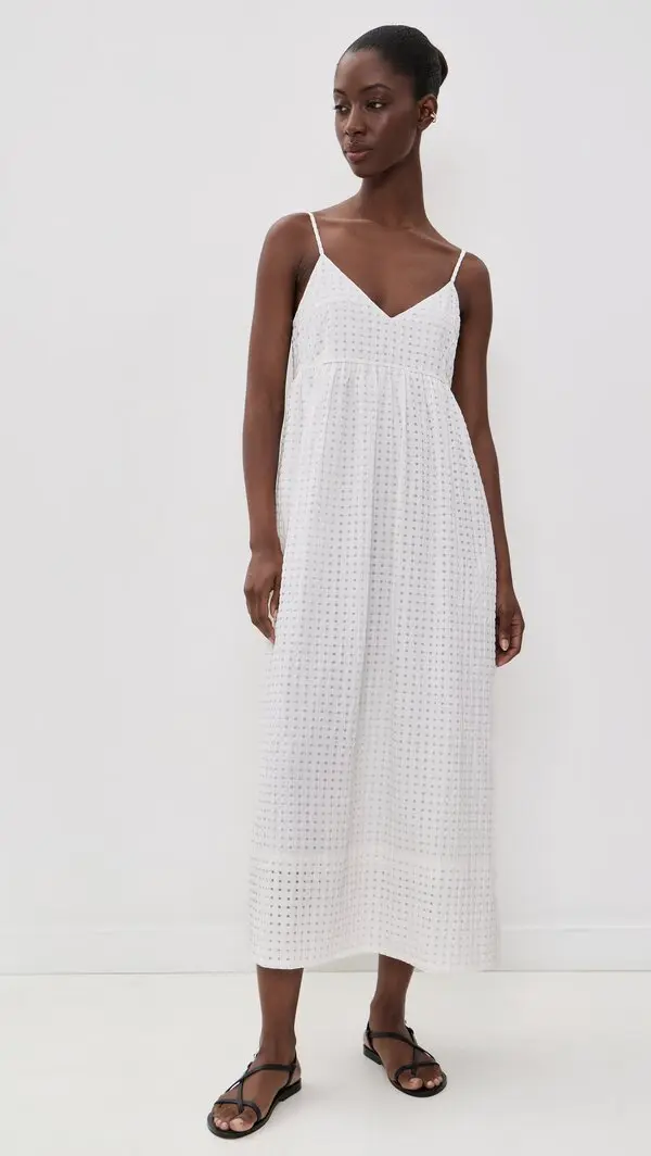 Jenni Kayne Cove Check Midi Dress