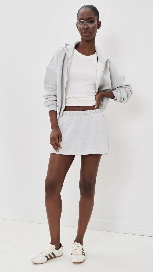 Good American The Fleece Skort