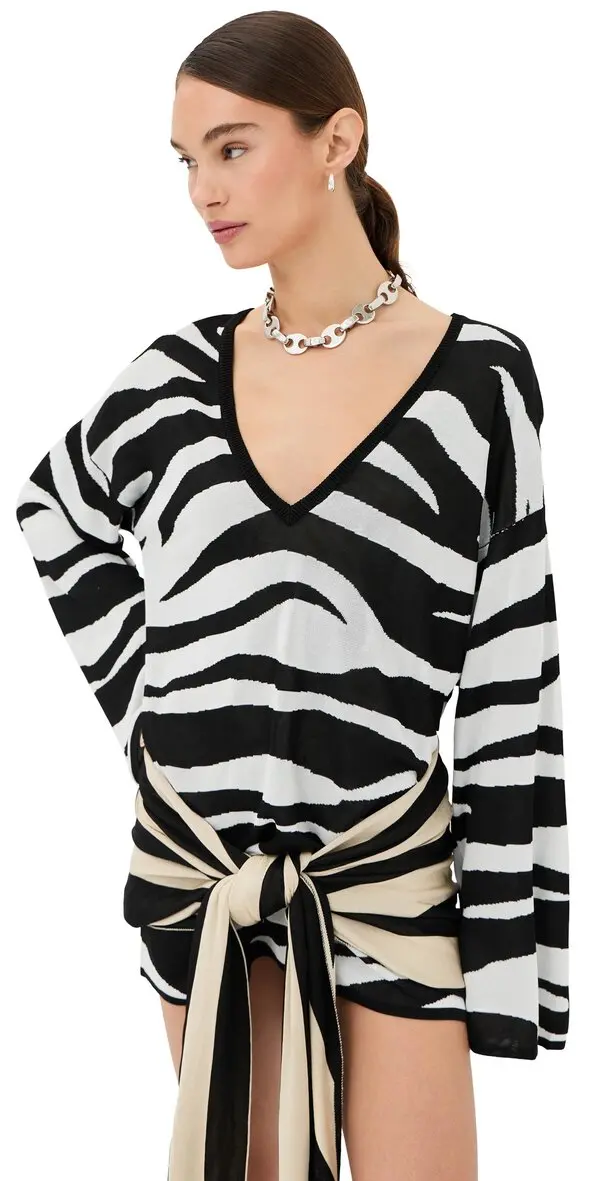 Attico Knit Mini Dress